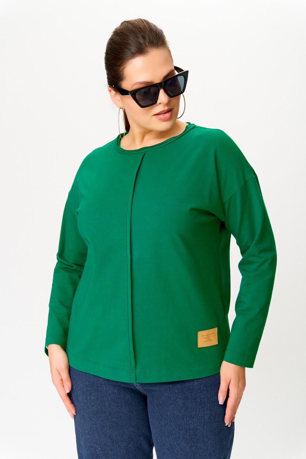 Джемпер 8069 лесной зеленый BLISS купить в интернет магазине | в наличии